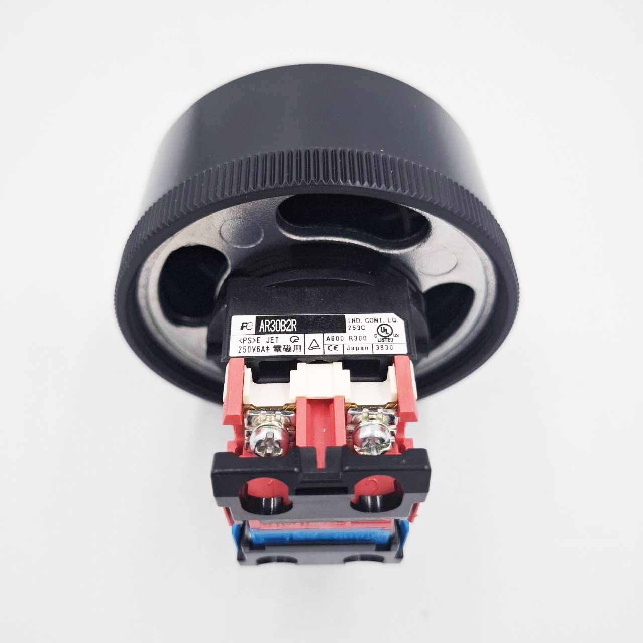 สวิทซ์กดติด ปล่อยดับ: สวิทซ์กดคิด ปล่อยดับ Push Button สีดำ #AR30B2R-11B